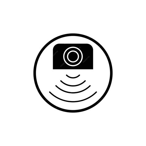 Premium Vector Motion Sensor Line Icon Isolated On White Background