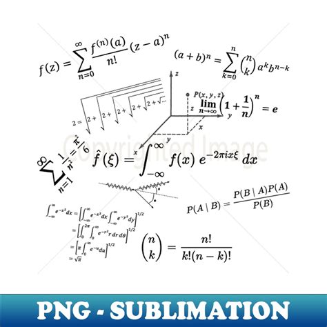 Math Equations And Formulas Aesthetic Sublimation Digital Inspire