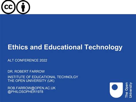 Ethics And Educational Technology Pptx