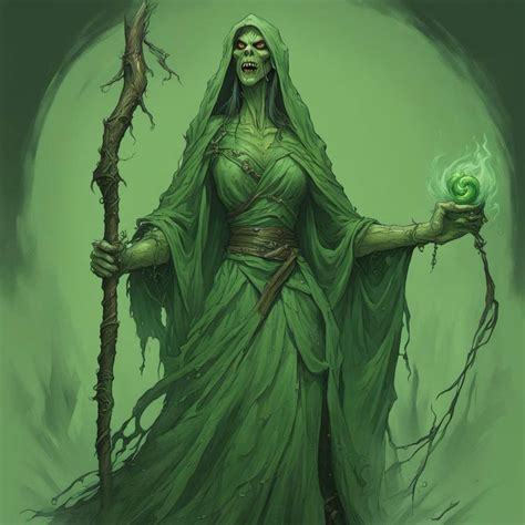 Dungeons And Dragons Green Hag 1 By Ravenjovan On Deviantart