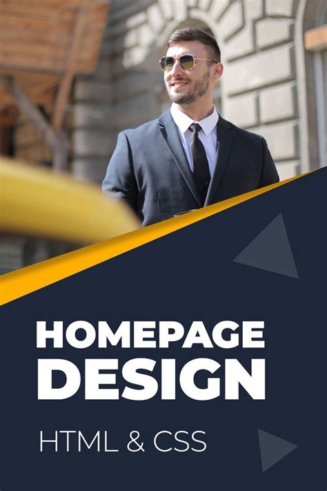 Simple Homepage Design Using HTML CSS Homepage Design Html Css Css