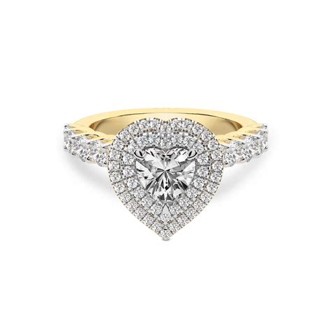 Igi Certified 4 Carat Heart Shape Lab Grown Diamond Engagement Ring