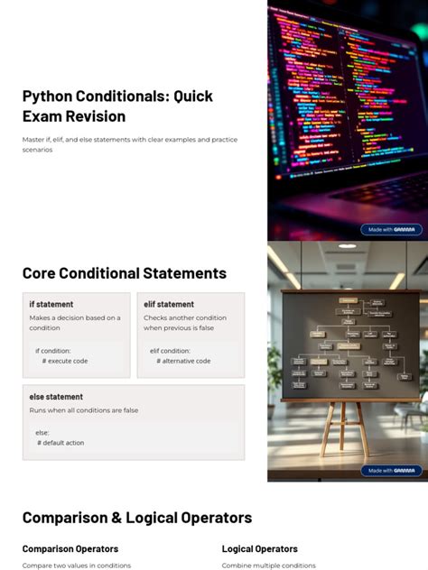 Python Conditionals Quick Guide Pdf Computer Programming