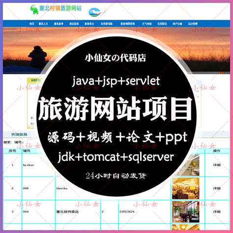 Java旅游网站项目源代码 Jsp景点景区管理系统设计源码有文档ppt虎窝淘
