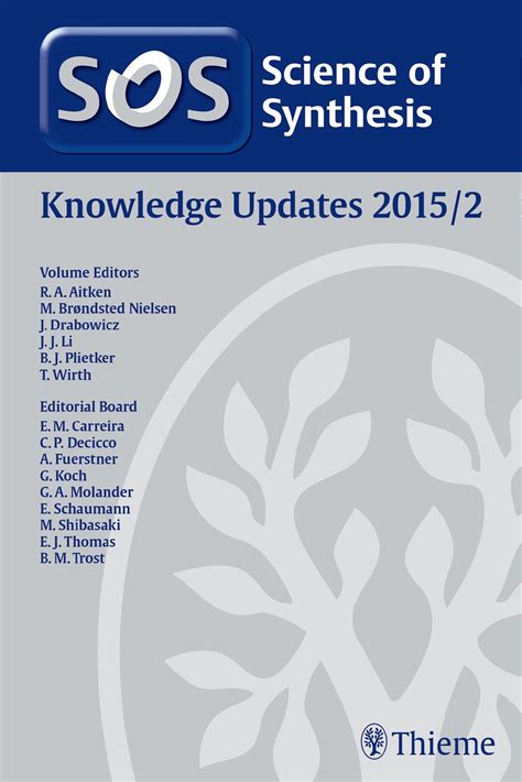 Science Of Synthesis Knowledge Updates 20152 9783131984814 Thieme