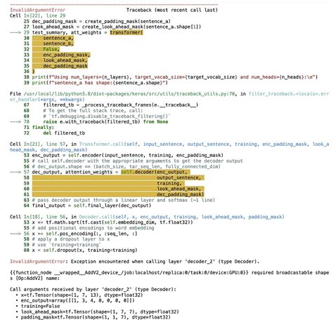 C4W2 Decoder Passes All Ex3 Test But Throws An Error In Transformer Ex4 Positional Encoding