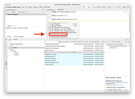 Git Bisect Run Artem Khvastunov