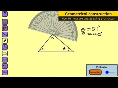 How To Measure Angles Using Protractor YouTube