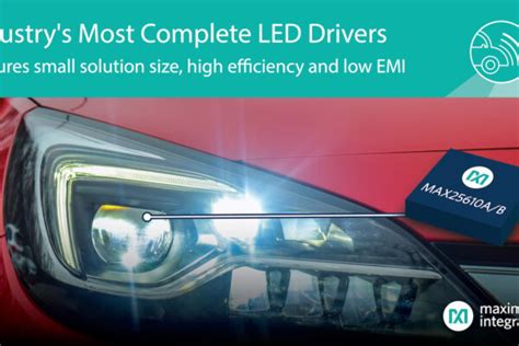 LED Drivers Deliver 90 Efficiency Passes CISPR 25 EMI Specs