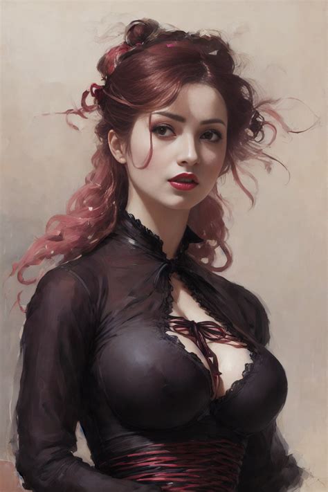 Lace And Pink Cleavage By Filfantaisies On Deviantart