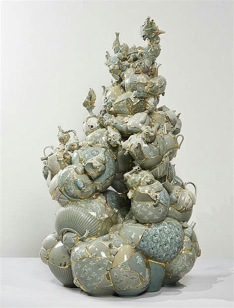 Pin By Rebekah Randell On Yeesookyung Pottery Designs Sculpture Clay Kintsugi