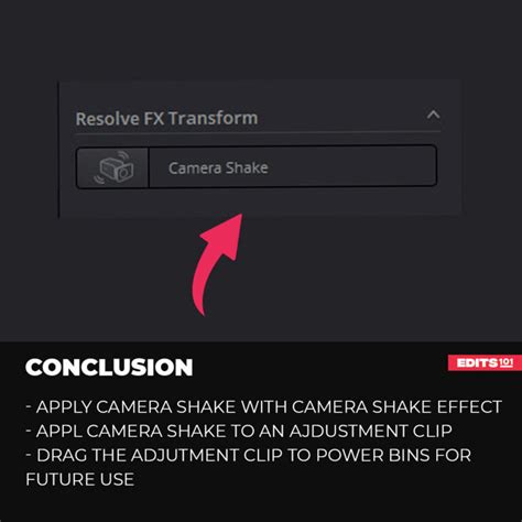 adding camera shake in davinci resolve 18 simple steps edits 101