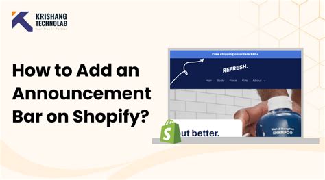 How To Add Announcement Bar On Shopify Step By Step Guide Photo