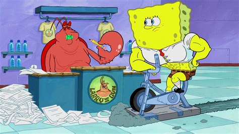 Spongebuddy Mania Spongebob Episode Larrys Gym