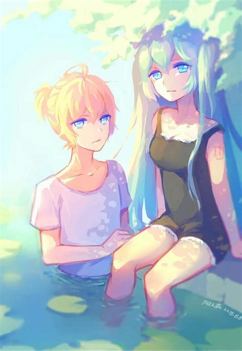 Pin En Vocaloid Imagenes De Vocaloid Hatsune Miku Rin Y Len Kagamine