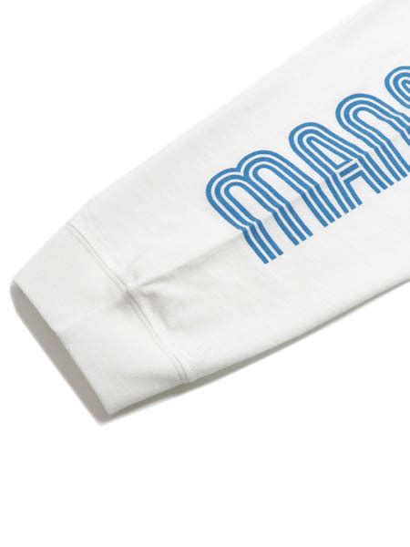 【sale】manastash Rectn Ls Tee Tandf White Fivestar