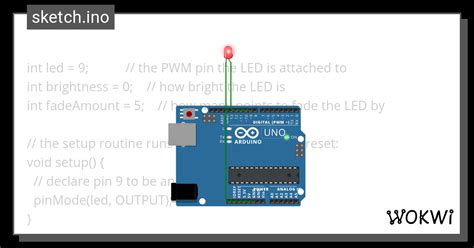 Fade Wokwi Esp32 Stm32 Arduino Simulator