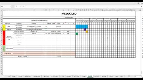 PLANTILLA MESOCICLO ENLAZANDO BASE DE DATOS YouTube
