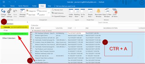 Move Calendar Bar In Outlook