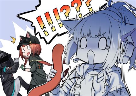 Doctor Jessica Ash And Ash Arknights And 1 More Drawn By Mitake