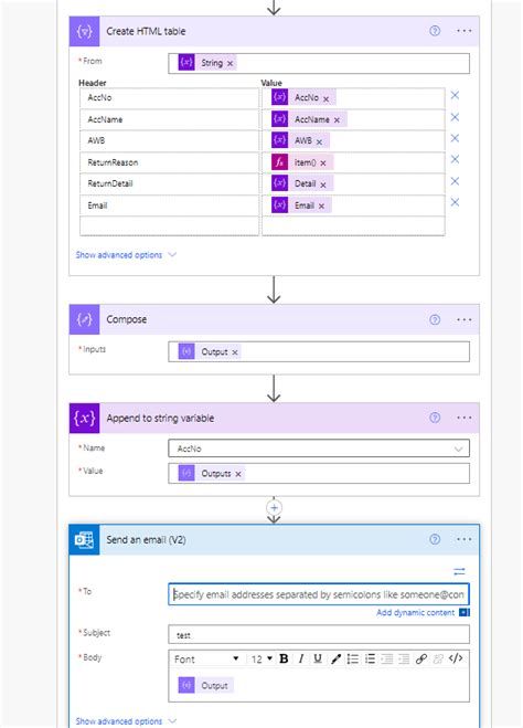 Select Specific Column In Html Table To Add Into Power Platform
