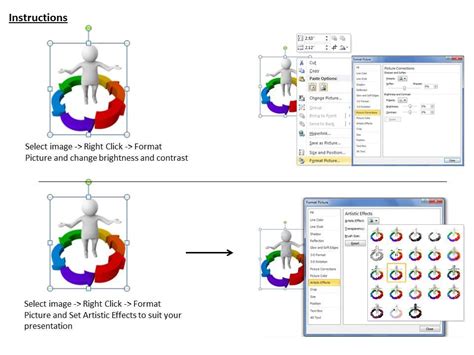 D Man Standing In Circle Ppt Graphics Icons Powerpoint Graphics Presentation Background For