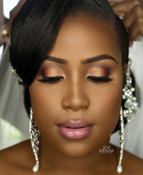 Makeup For Black Women Maquilhagem Para Noivas Negras Maquiagem Para