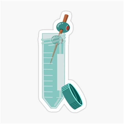 50 Ml Conical Centrifuge Tube Sticker For Sale By Trailmixart Redbubble