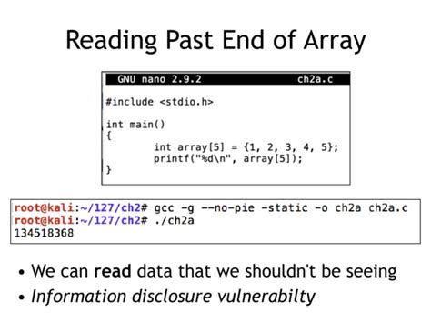 127 Ch 2 Stack Overflows On Linux Ppt