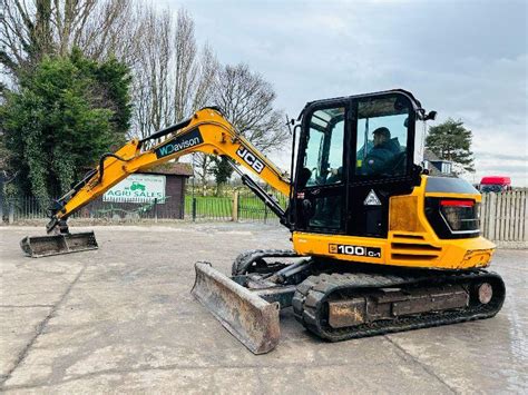 Jcb 100c 1 Tracked Excavator Year 2017 Cw Quick Hitch And Bucket Video