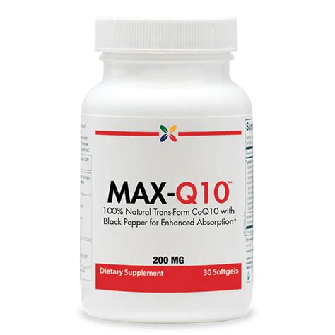 Max Q10™ Formula Coenzyme Q10 200 Mg Kaneka Coq10 Supplement