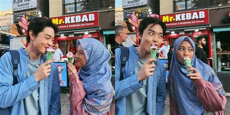 7 Potret Gabriel Prince Dan Yoriko Angeline Romantis Makan Es Krim Gak