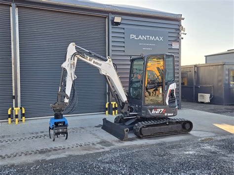 Bobcat E27z Mini Digger 27 Ton 2019 Low Hours New Rotate Grab