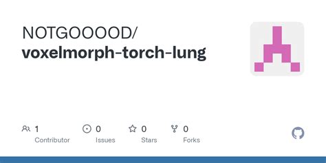 GitHub NOTGOOOOD Voxelmorph Torch Lung