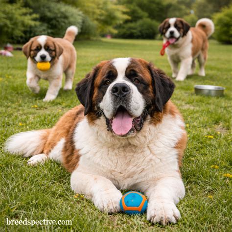 Saint Bernard Temperament Energy Level And Lifestyle Fit Breedspective