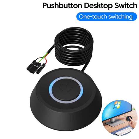Pc Power Button Desktop Pc Computer Case Power Switch On Off Hdd Push