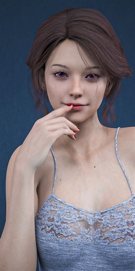 Artstation Robelia Genesis 8 Female Game Assets