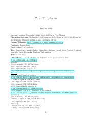 Basics Of Algorithm Design And Analysis CSE Syllabus Course Hero