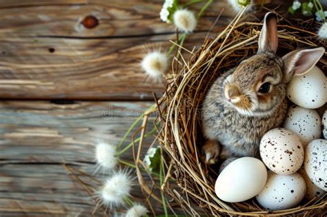Happy Easter Small Scale Eggs Picnic Basket White Hand Scripted Note