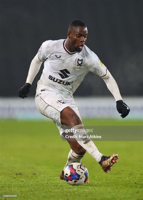 Jonathan Leko Of Mk Dons During The Sky Bet League One Between Milton