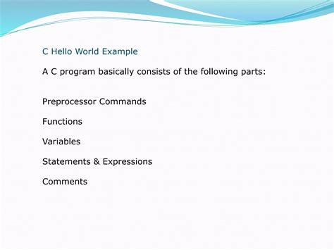 C Programming Language Step By Step Part 2 Ppt