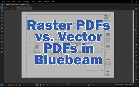 Raster PDFs Vs Vector PDFs In Bluebeam Revu Taradigm