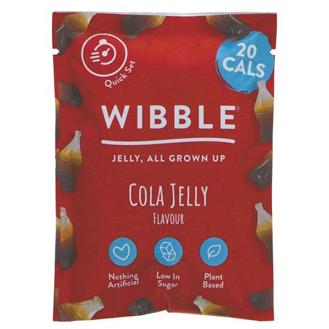 Wibble Vegan Cola Flavour Jelly Crystals 57g