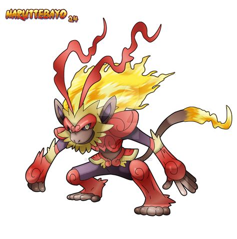 Colo Pokemon Simiabraz Mega 3 By Naruttebayo67 On Deviantart