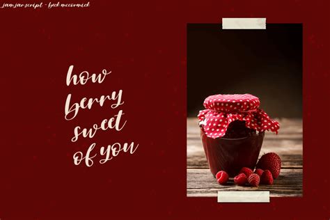 Jam Jar Script Beck McCormick Font Designer