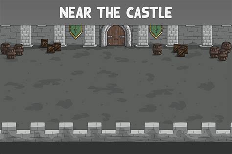 Castle Battle Game Backgrounds By Free Game Assets Gui Sprite Tilesets