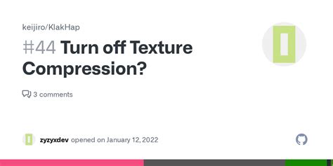 Turn Off Texture Compression · Issue 44 · Keijiroklakhap · Github