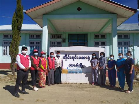 ဟားခါးမြို့ တိုင်းရင်းဆေးရုံတွင် တက်ရောက်ဆေးကုသလျက်ရှိသည့် ကိုဗစ် ၁၉ ပိုးတွေ့လူနာ များအတွက် သောက