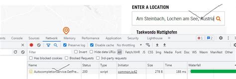 Python Trouble Forming An Autocompletion Url Using Requests Stack