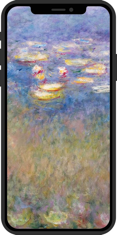 【無料壁紙】クロード・モネ「睡蓮 1915 1916」 Claude Monetwater Lilies 19151916 Kabegani（カベガニ）